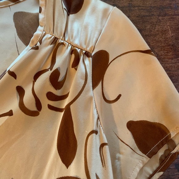 Mercy Jones | Tops | Silky Satin Blouse | Poshmark